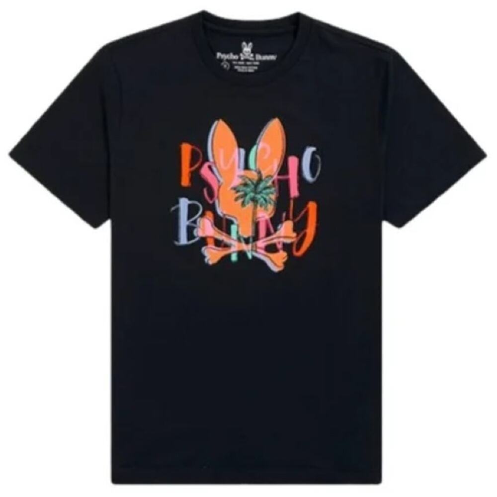 Psycho Bunny Sebastian Hand Drawn Men's Graphic Tee S… - Gem
